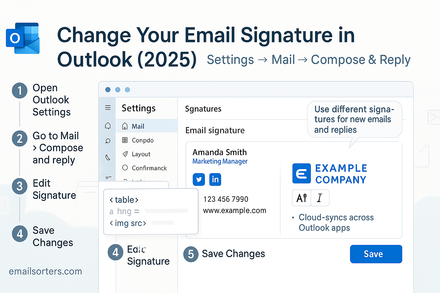 How To Change Signature In Outlook On Desktop And Mobile